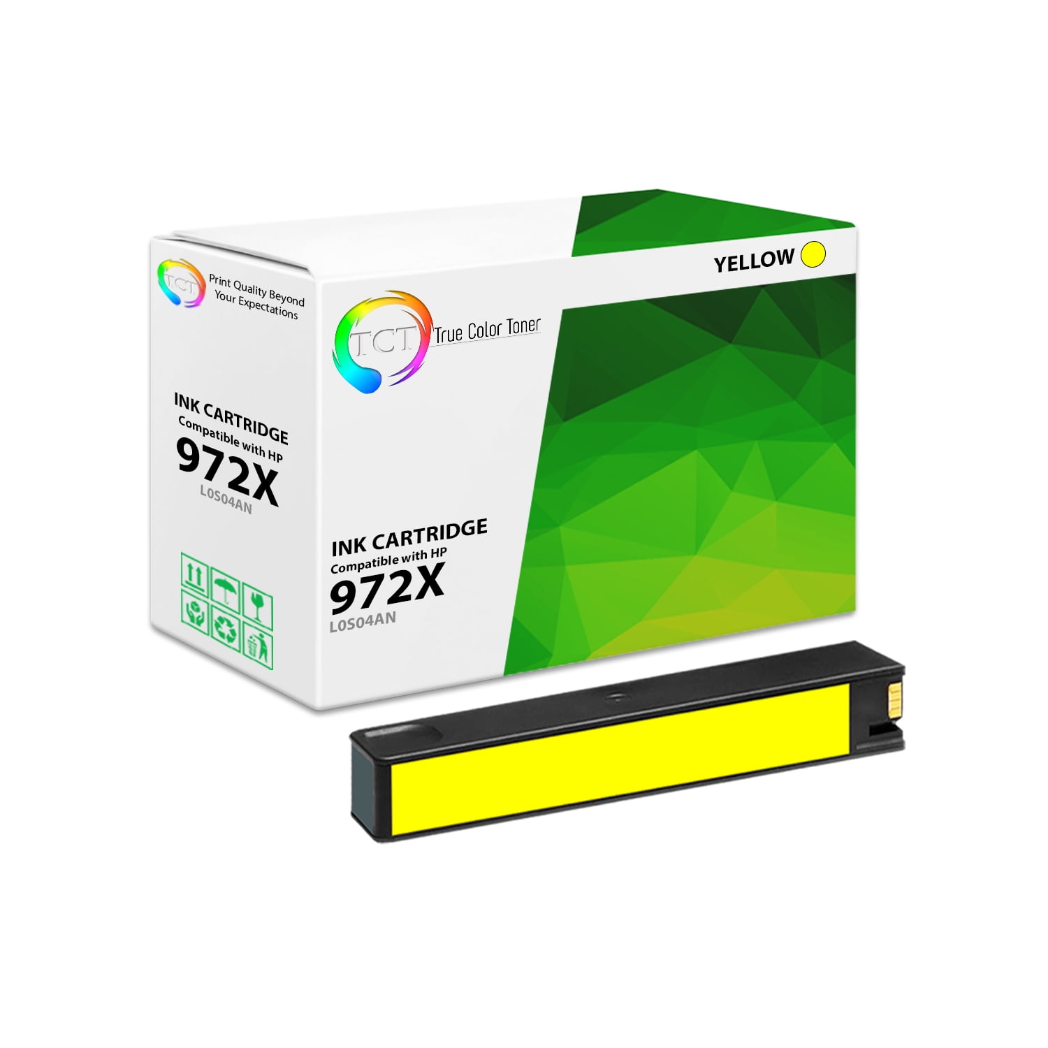 TCT 972X Yellow Ink Cartridge - Premium Compatible Replacement for HP ...