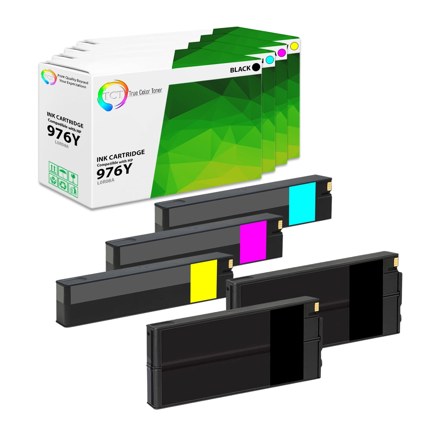TCT 976Y Ink Cartridge 5 Pack - Premium Compatible Replacement for HP ...