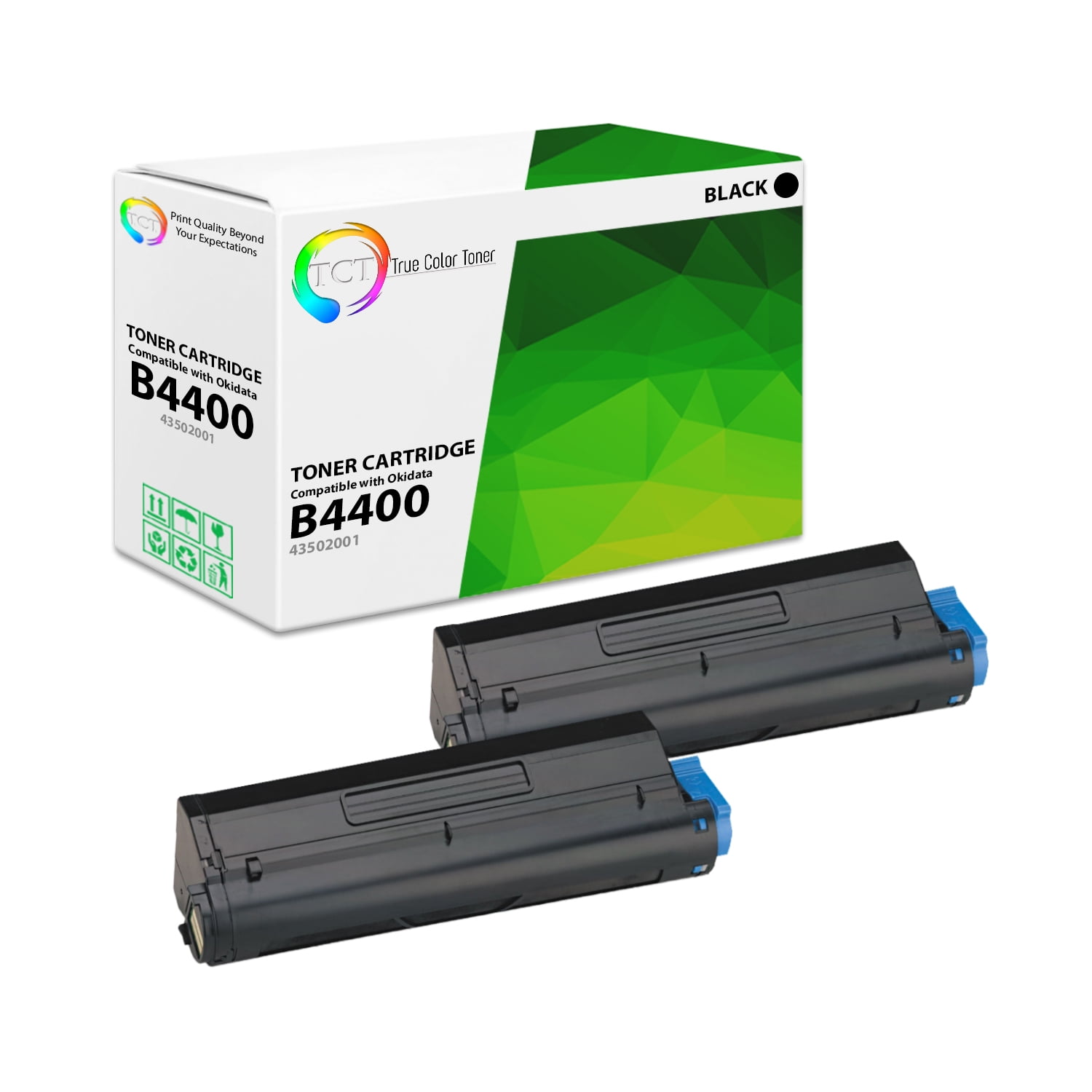 TCT B4400 Toner Cartridge 2 Pack - Premium Compatible Replacement for ...