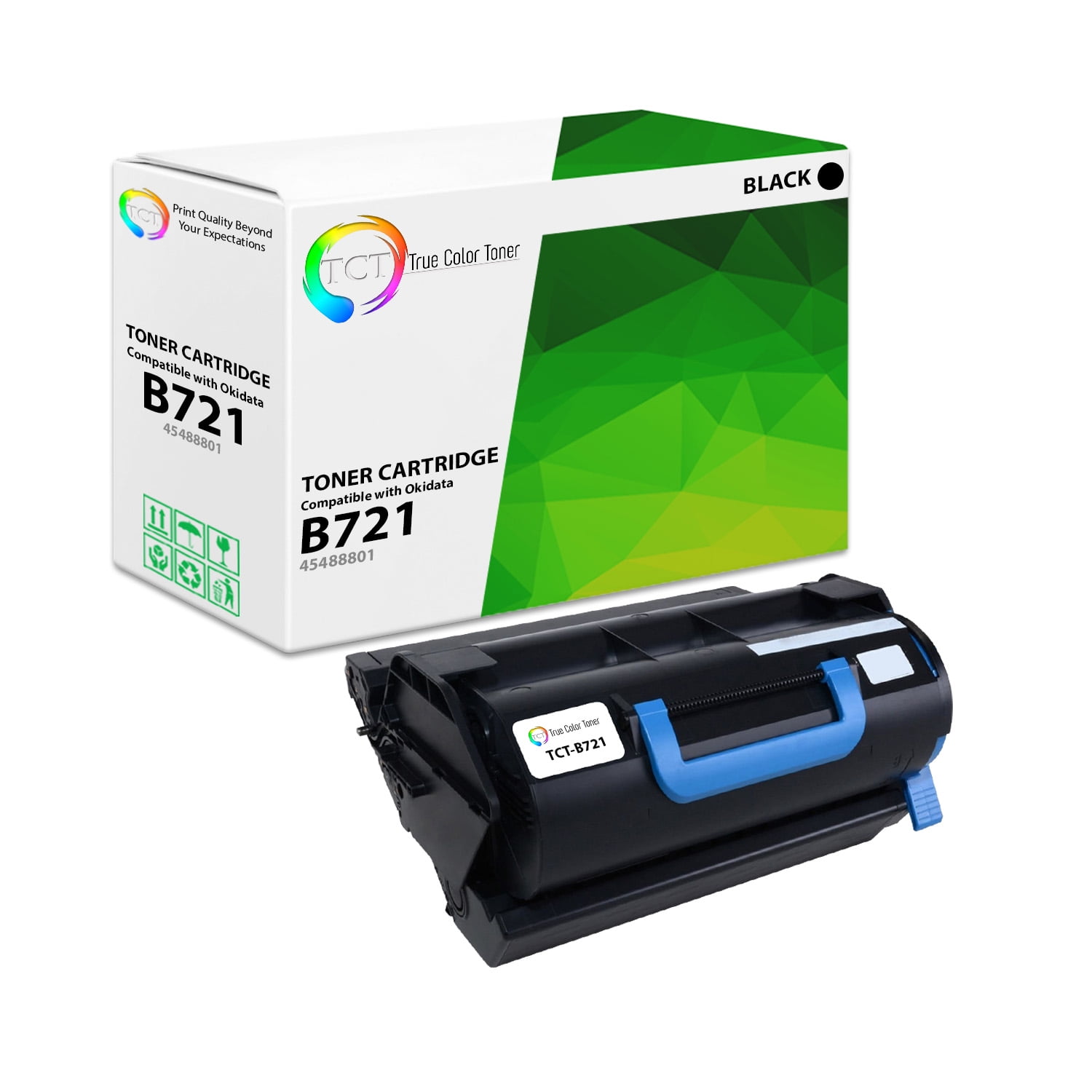 TCT B721 Toner Cartridge - Premium Compatible Replacement for Okidata ...