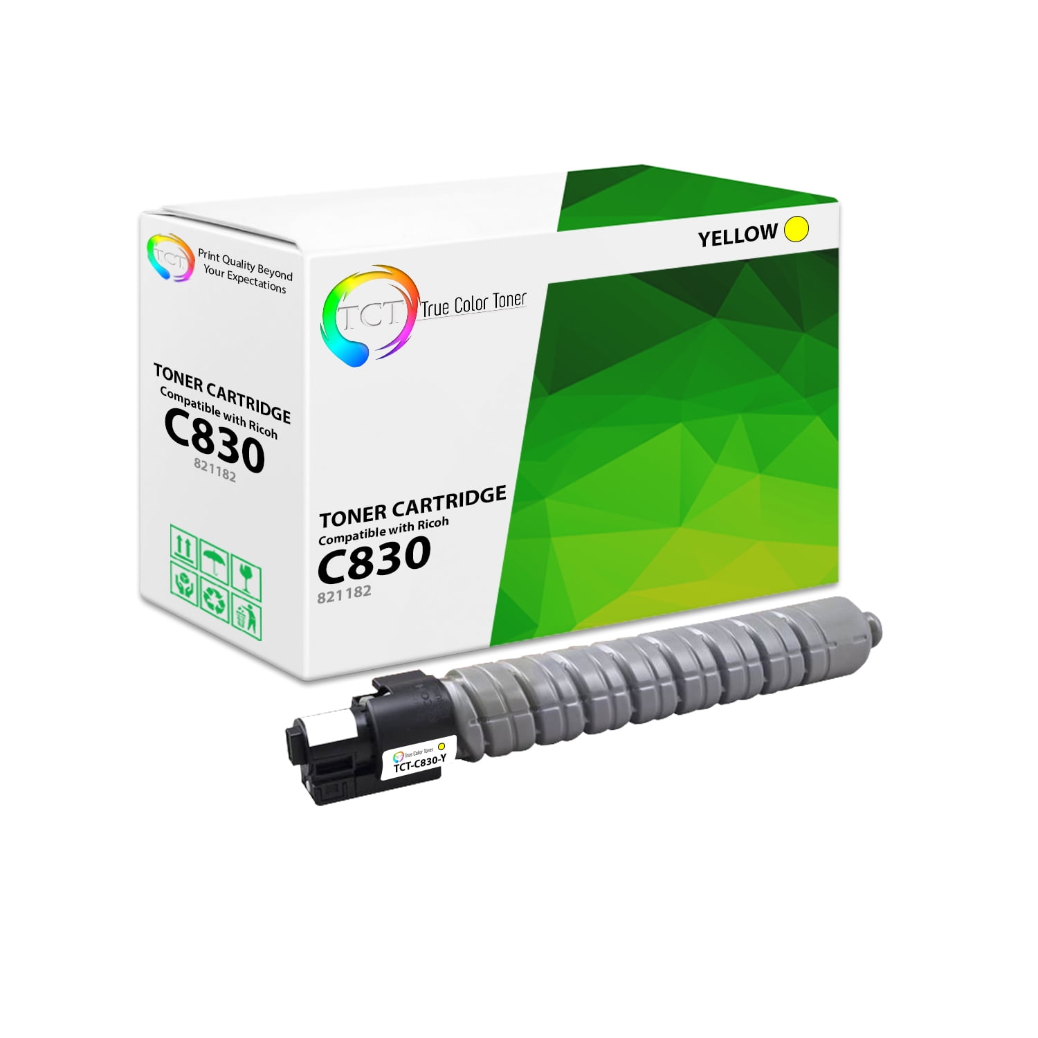 TCT C830 Yellow Toner Cartridge - Premium Compatible Replacement for ...