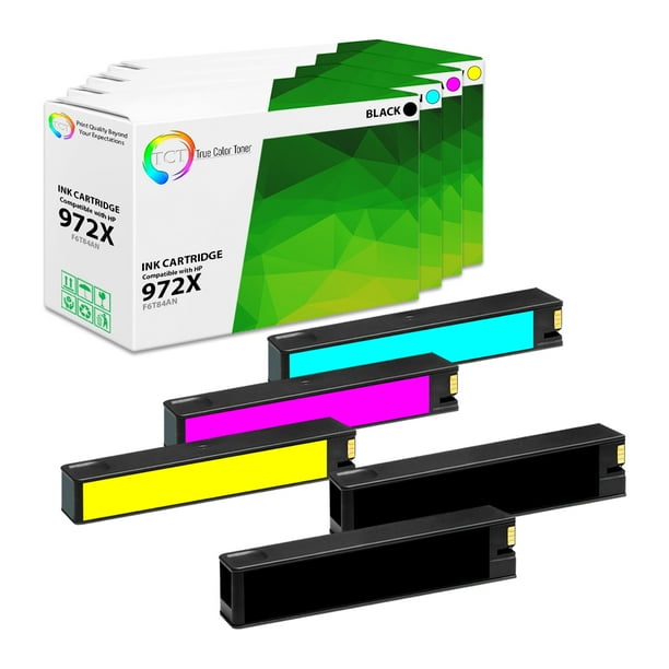 TCT Compatible High Yield Ink Cartridge Replacement for the HP 972X ...
