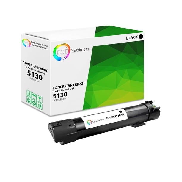 TCT Compatible High Yield Toner Cartridge Replacement for the Dell 5130 ...