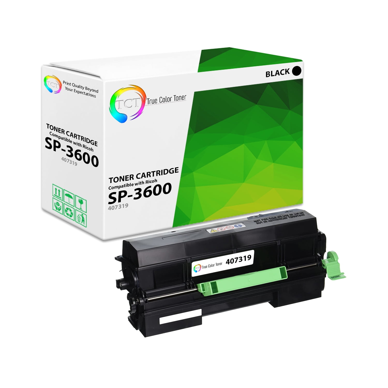 TCT Compatible High Yield Toner Cartridge Replacement for the Ricoh SP ...