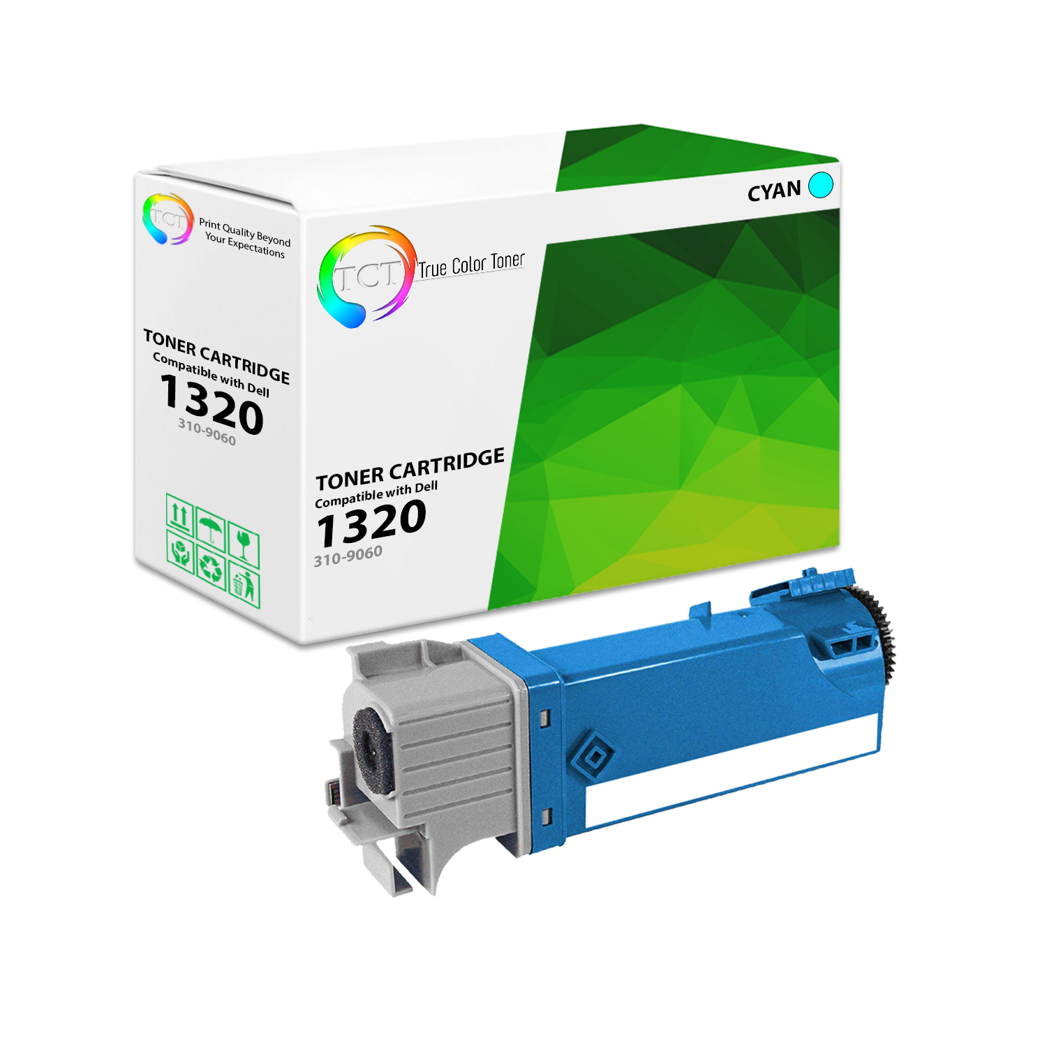 Dell H625cdw/H825cdw/S2825cdn Cyan Toner - Walmart.com