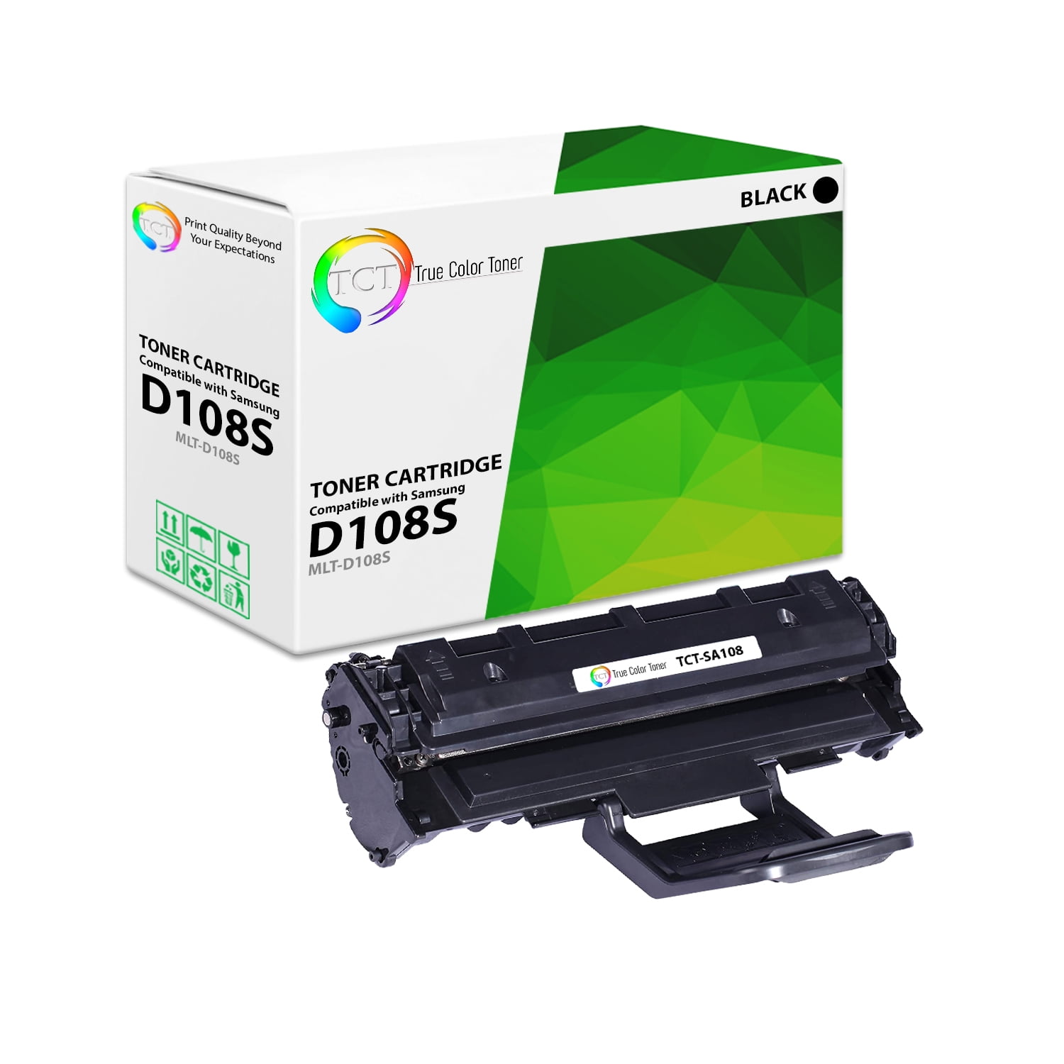 TCT D108S Toner Cartridge - Compatible With Samsung MLT-D108S Black ...