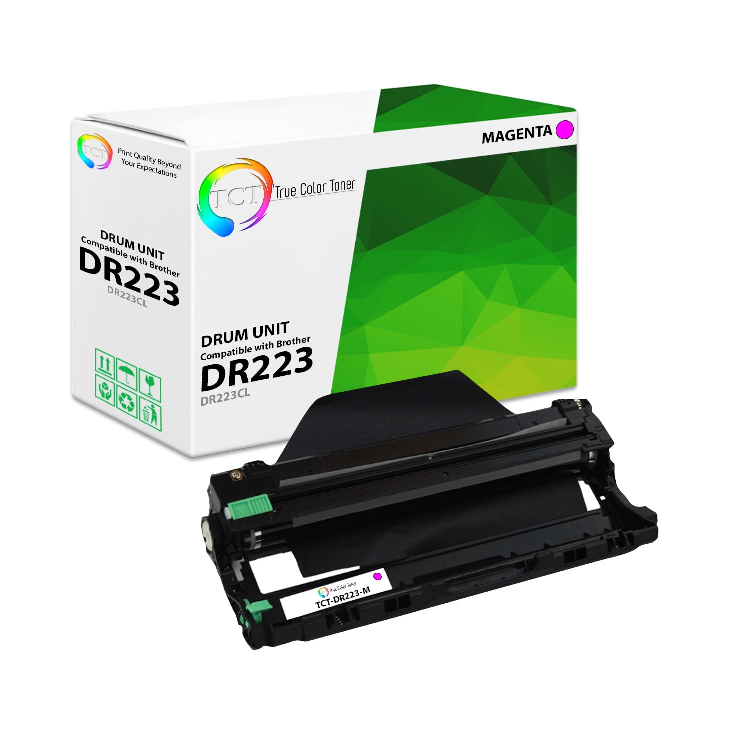 TCT DR223 Magenta Drum Unit - Premium Compatible Replacement for ...