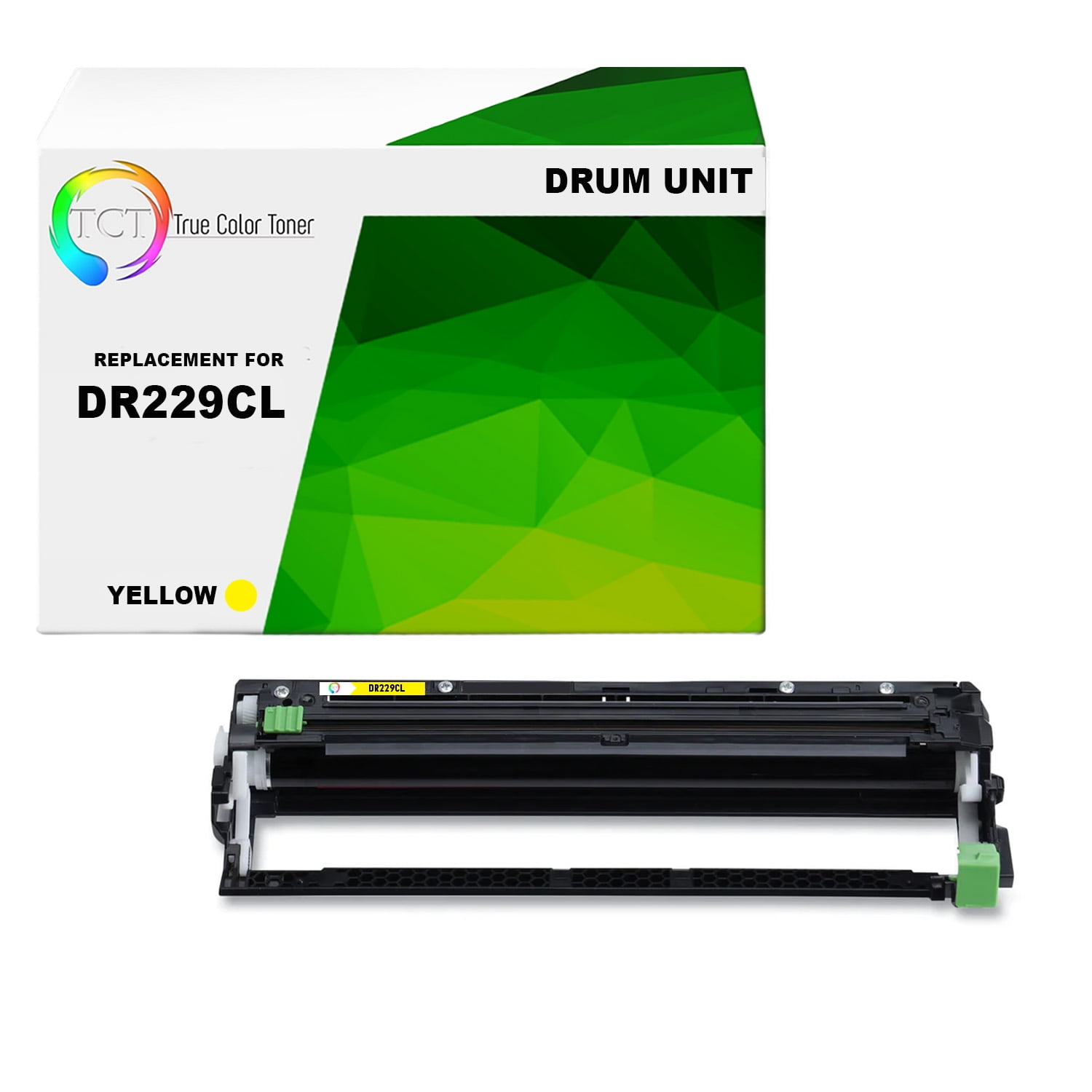 TCT DR229 Drum Unit - Premium Compatible Replacement for DR229CL Yellow ...