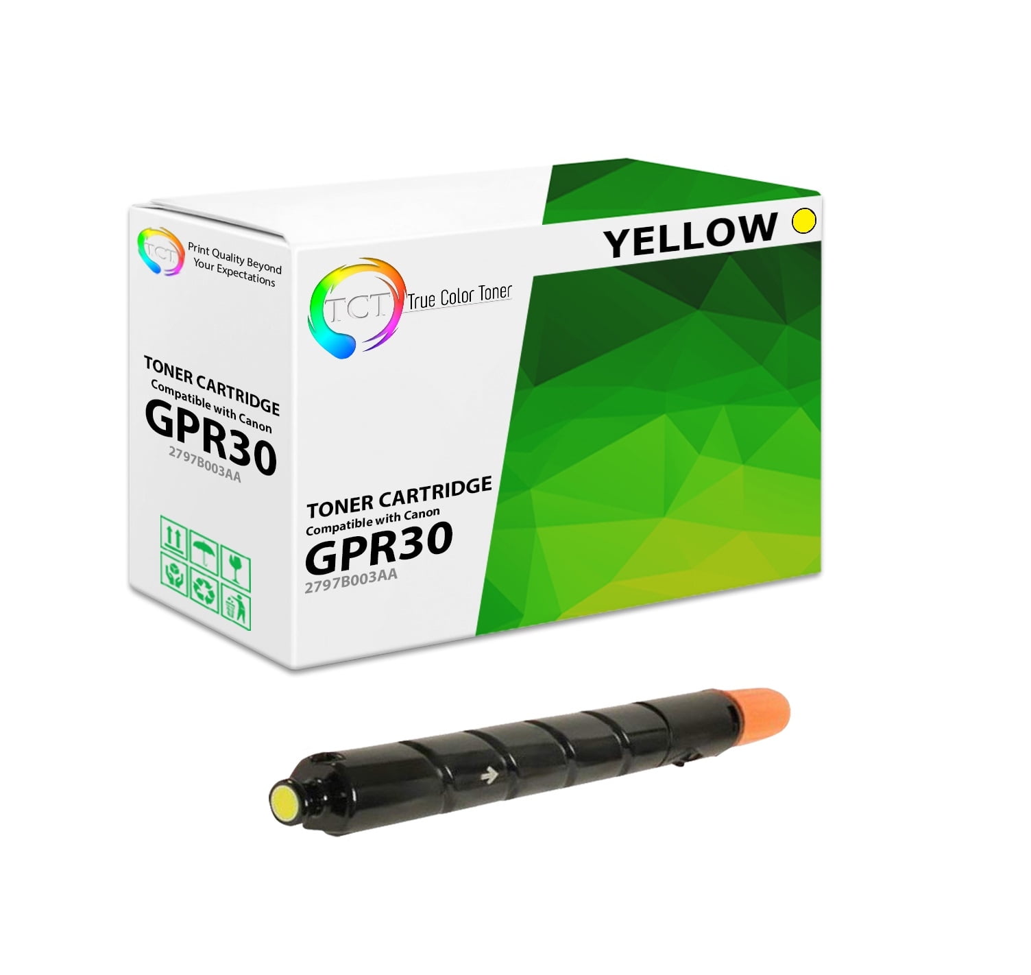 TCT GPR30 Yellow Toner Cartridge - Premium Compatible Replacement for ...