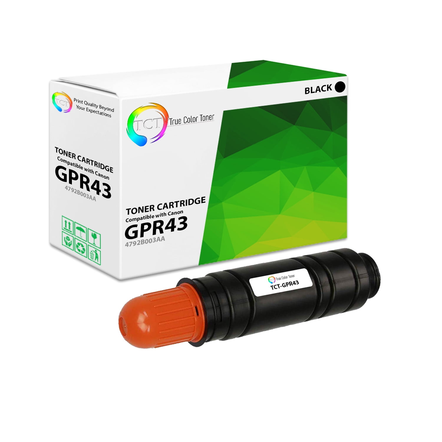 TCT GPR43 Toner Cartridge - Premium Compatible Replacement for Canon ...