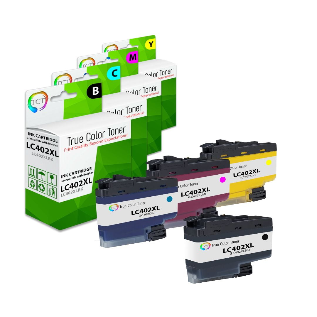 TCT LC402XL Ink Cartridge 4 Pack - Premium Compatible Replacement for ...