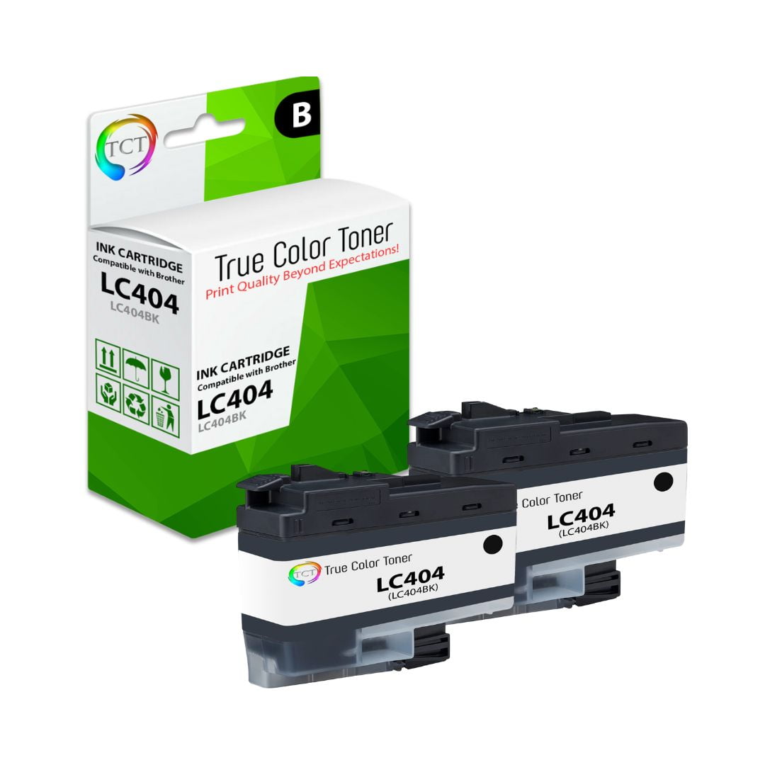 TCT LC404 Black Ink Cartridge 2 Pack - Premium Compatible Replacement ...