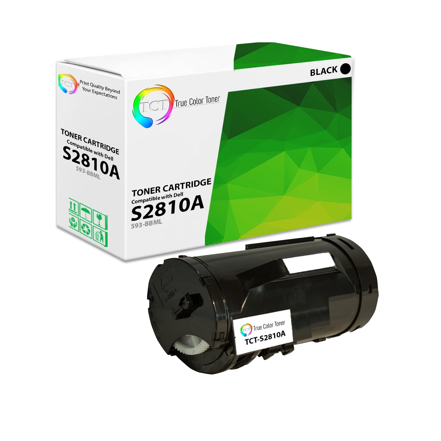 TCT S2810A Toner Cartridge - Premium Compatible Replacement for Dell ...