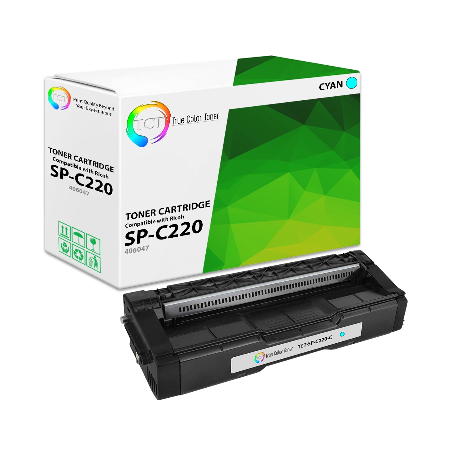 TCT SP220 Cyan Toner Cartridge - Premium Compatible Replacement for ...