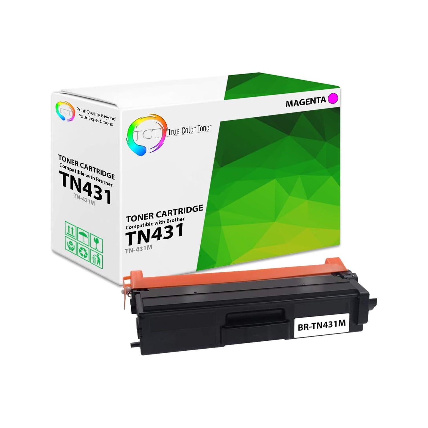 TCT TN431 Magenta Toner Cartridge - Compatible With Brother TN-431 ...