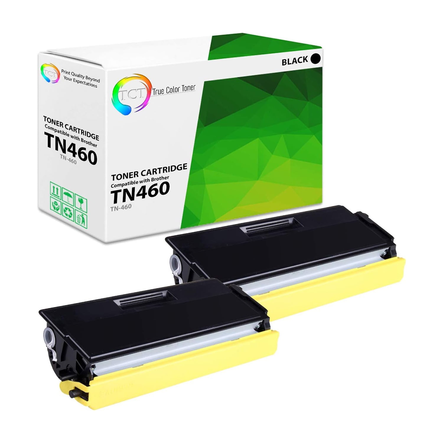 TCT TN460 Toner Cartridge 2 Pack - Premium Compatible Replacement for ...