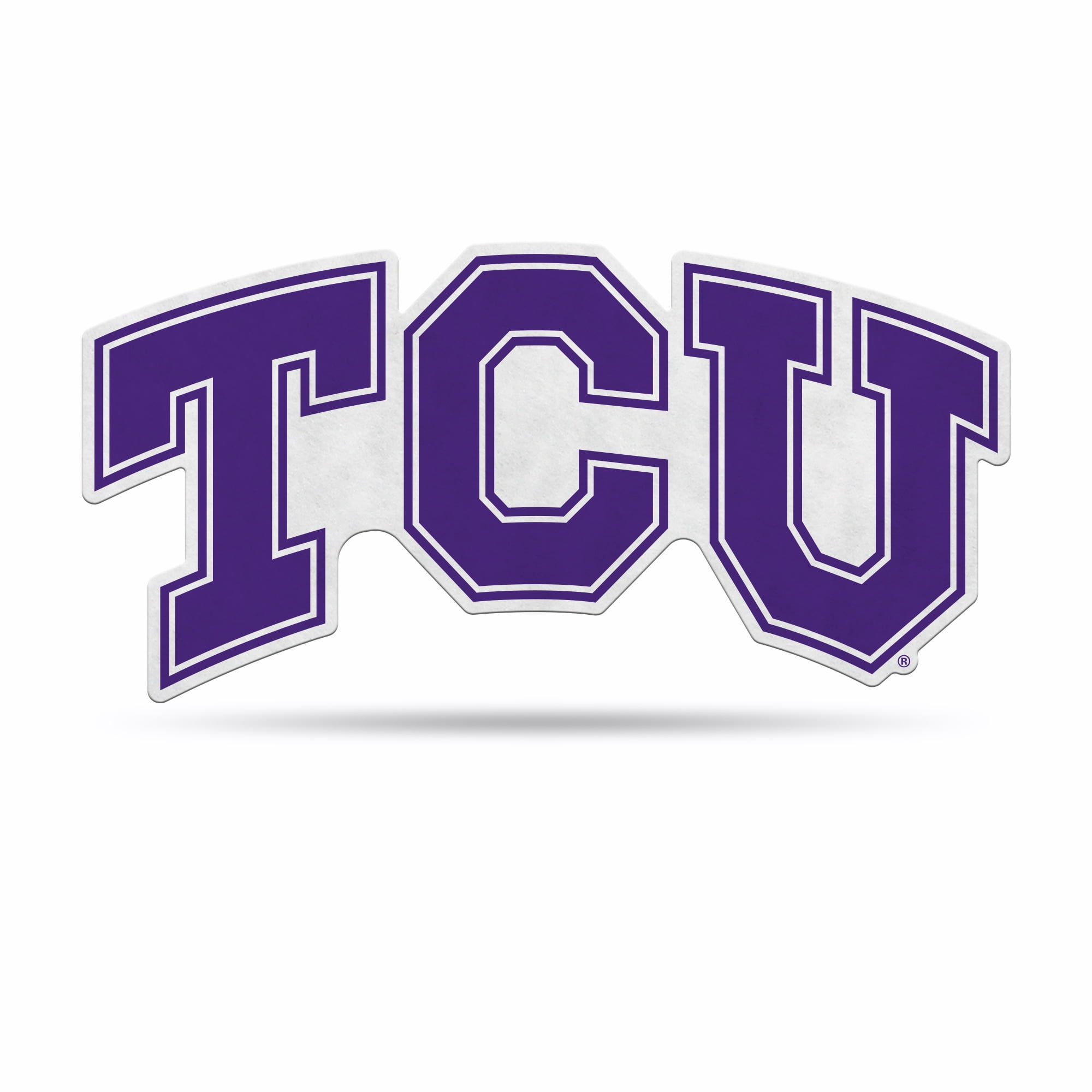 Tcu Shape Cut Primary Logo Pennant With Header Card - Walmart.com