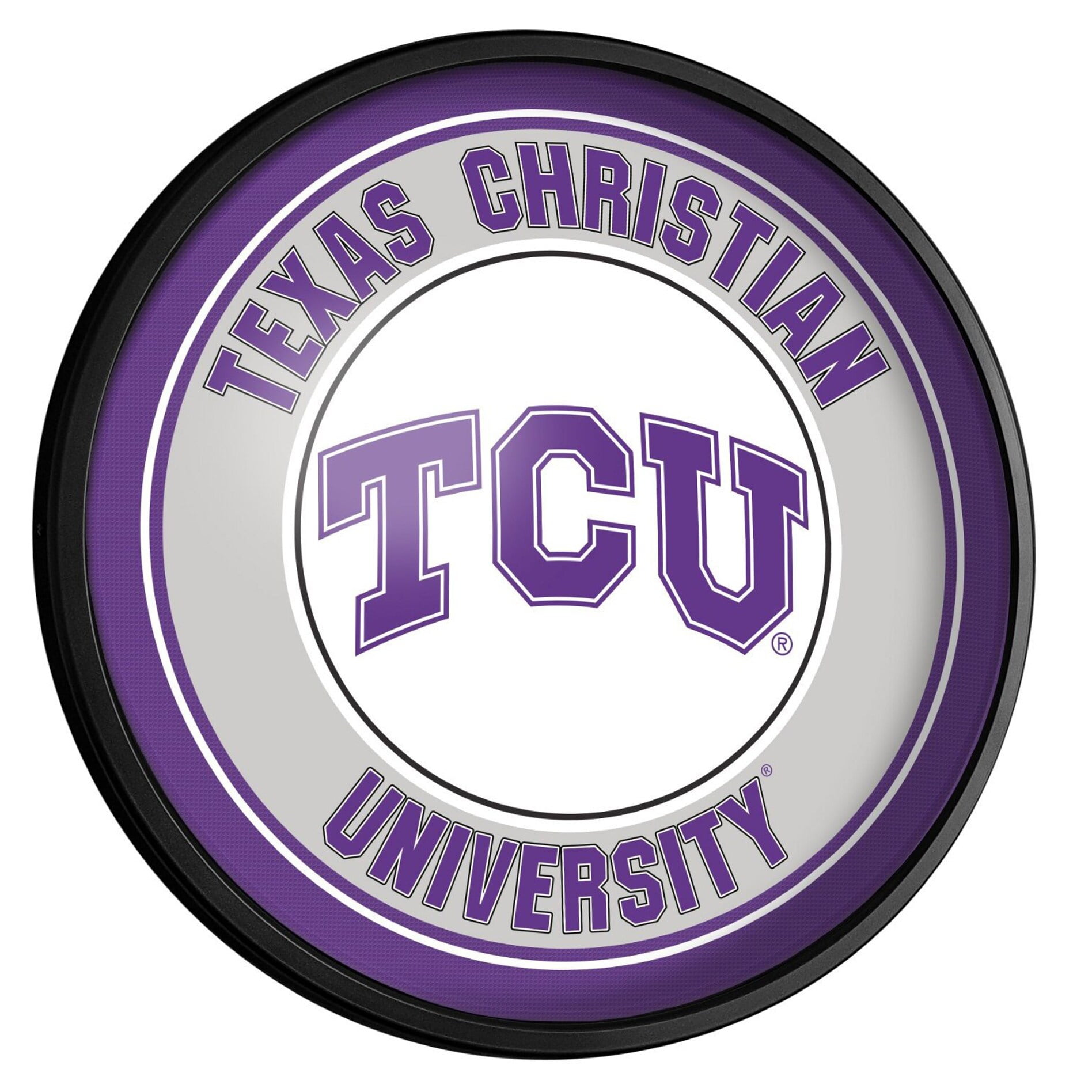 TCU Horned Frogs 18'' x 18'' Slimline Illuminated Wall Sign - Walmart.com