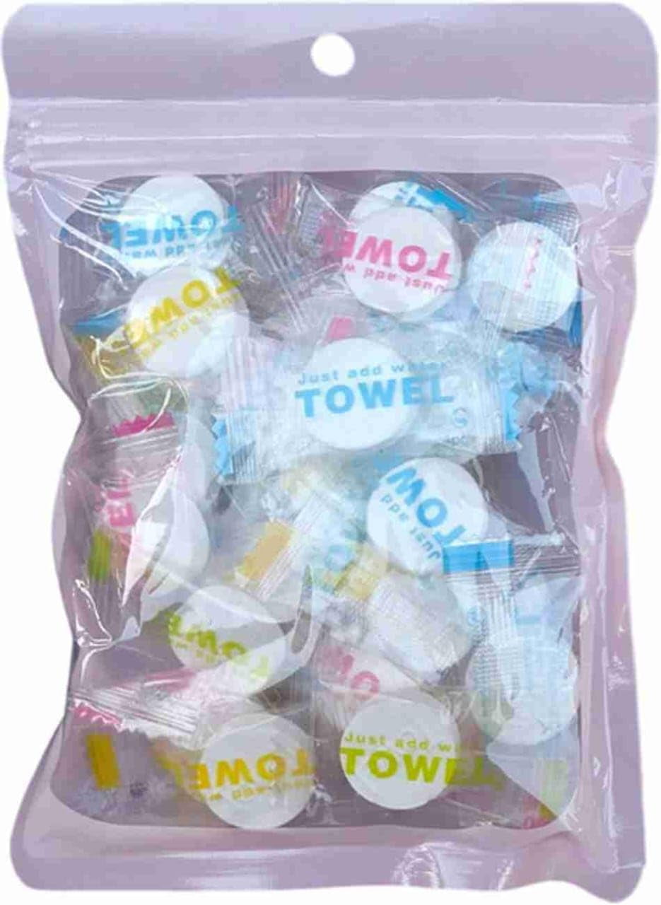TD Creations Compressed Magic Towels 50Pack Expandable Tissue Tablets ...