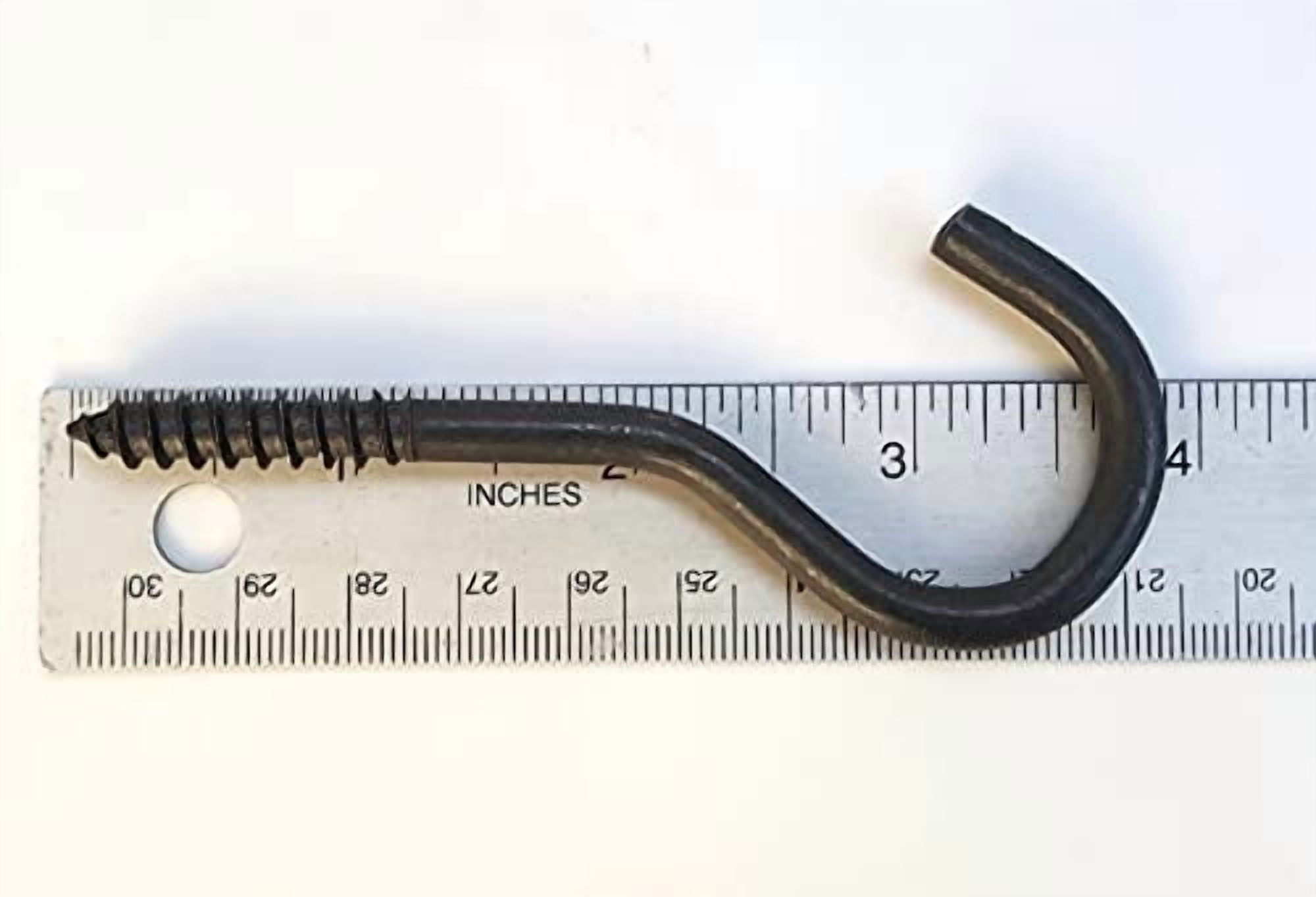 Designs Wrought Iron Black 4" Hooks Heavy Duty Ceiling Wall Plant Screw ...