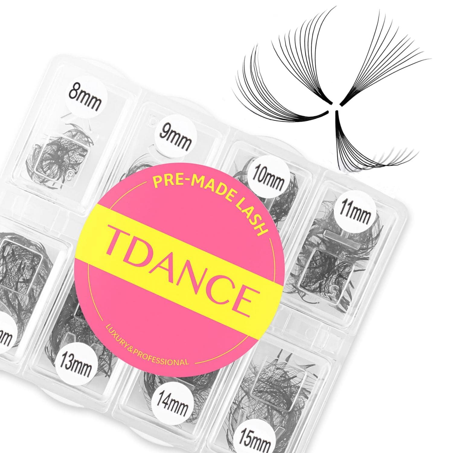 TDANCE 600 Fans Premade IFF17 Fans Eyelash Extensions Length Premade ...