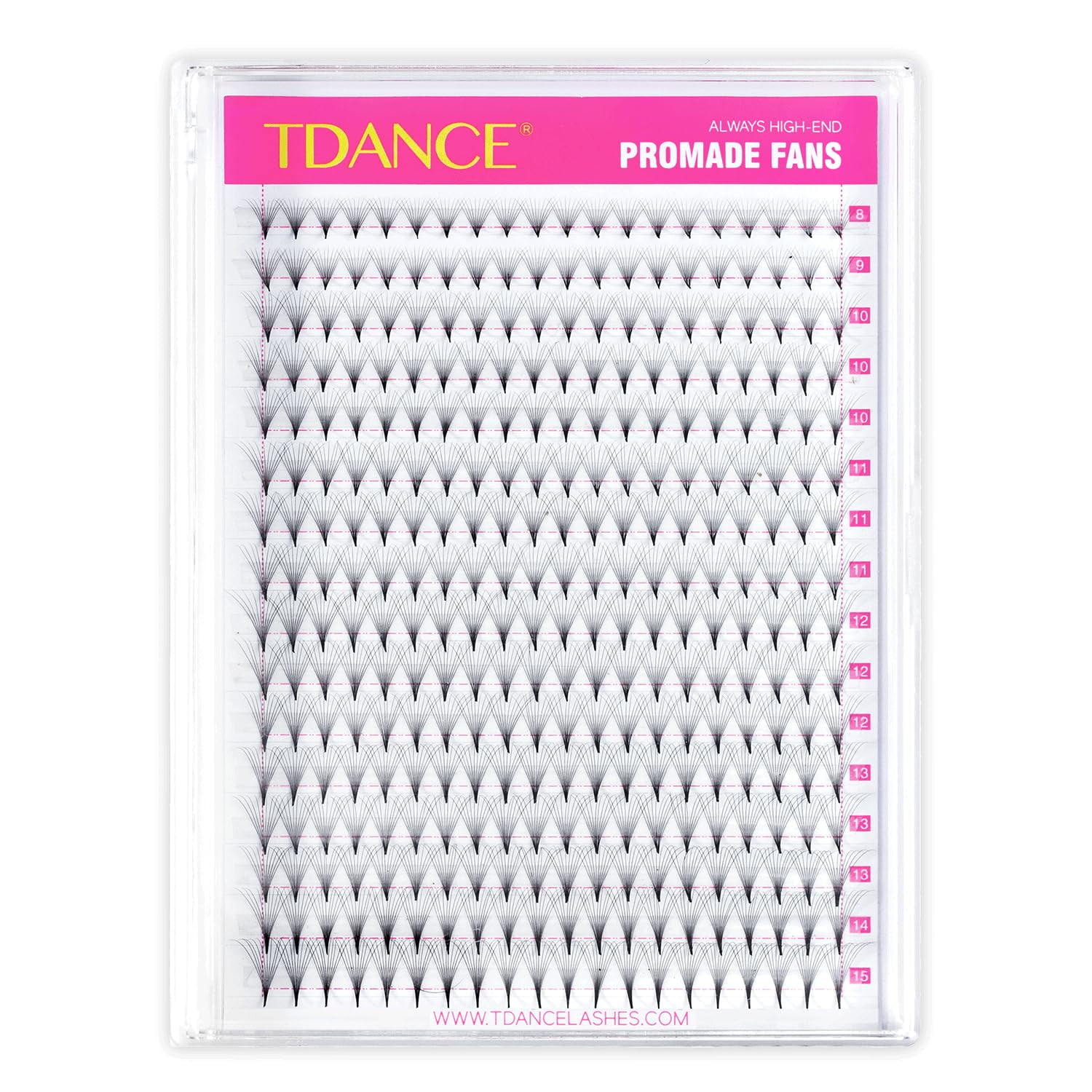 TDANCE Premade Fans Eyelash SSF20 Extensions 320 Fans Pre Made Fans ...