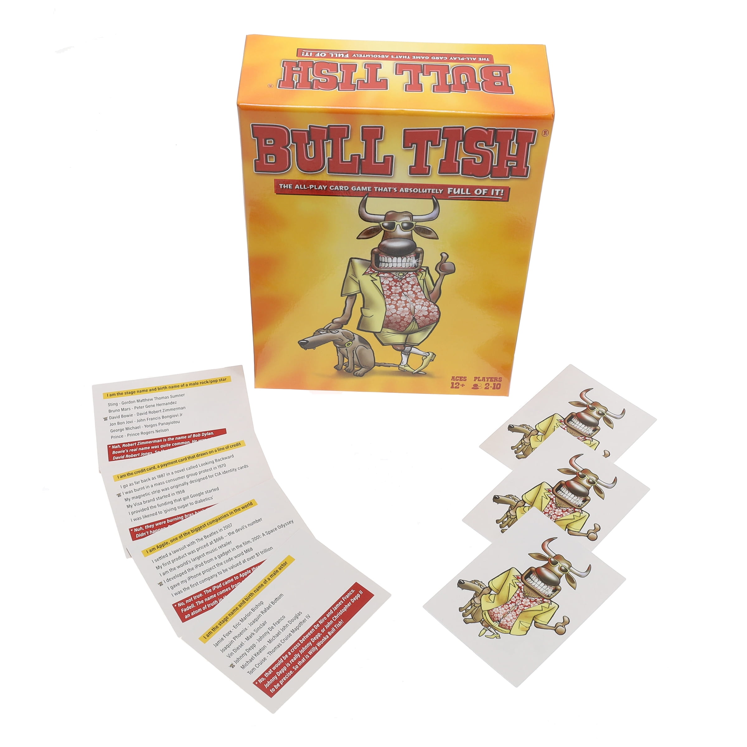 TDC Games Bull Tish: The All-Play Card Game That's Absolutely Full of ...