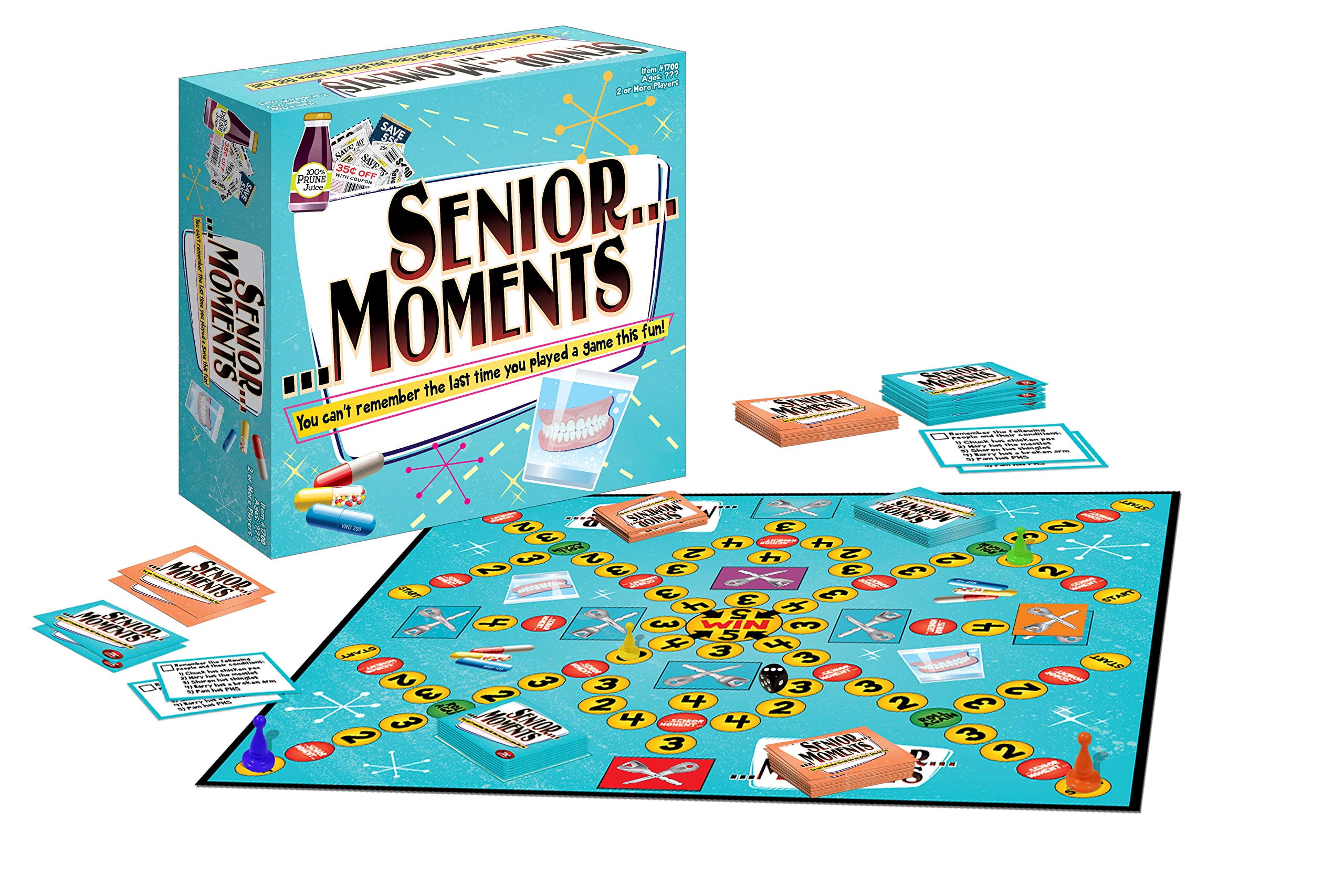 TDC Games Senior Moments DHF10 Board Game - Funny Memory Games for ...