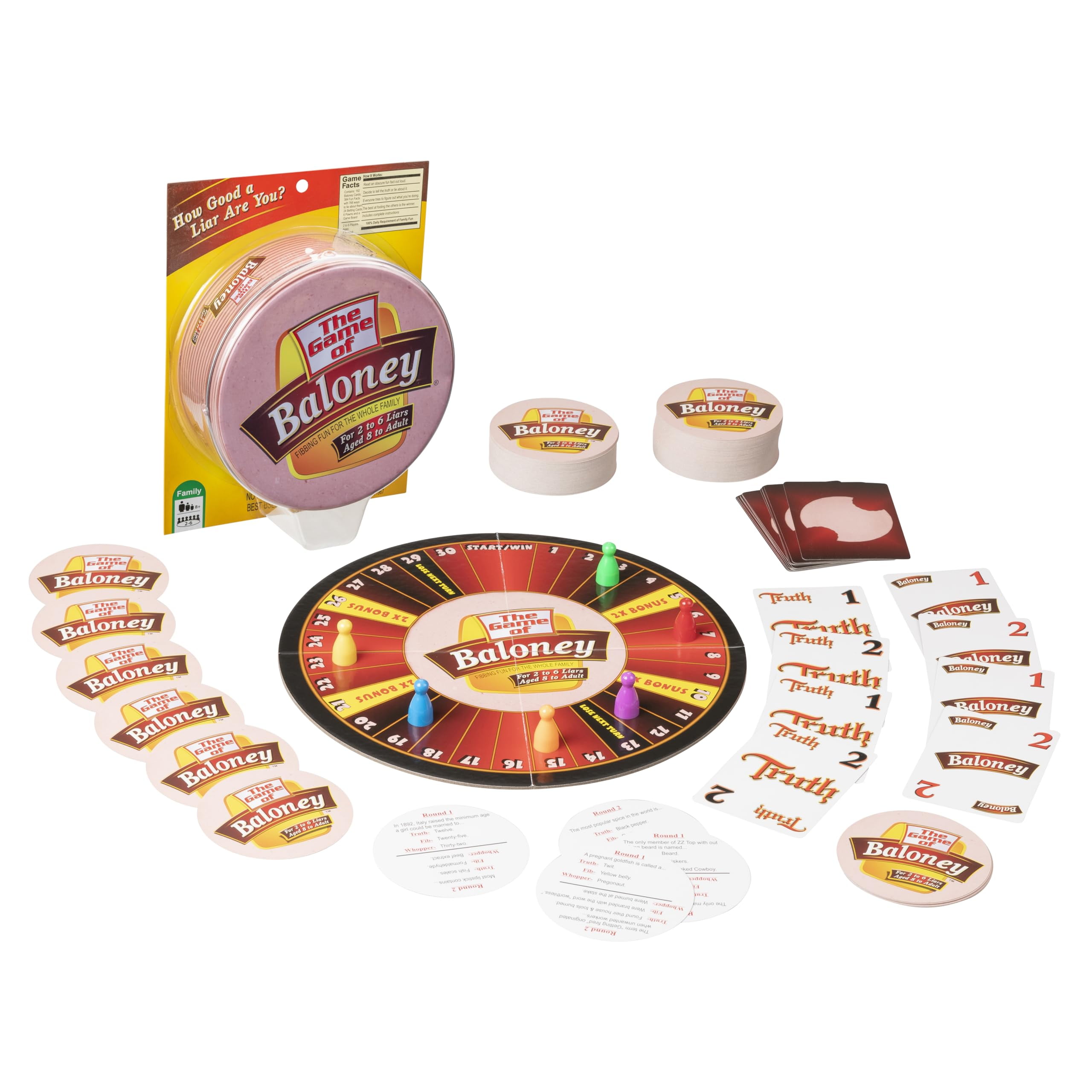 TDC Games The Game STF9 of Baloney Family Board Game - Walmart.com