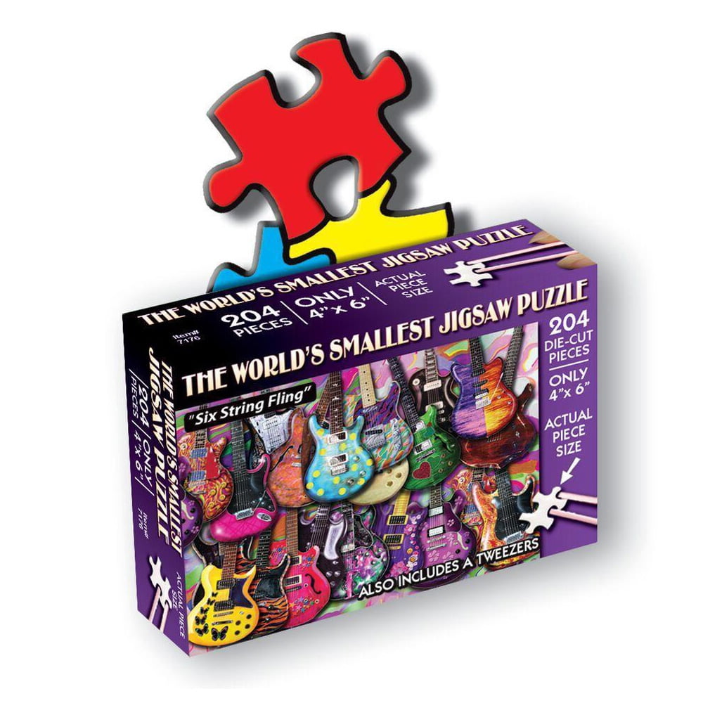 TDC Games World's Smallest Puzzle - Six String Fling - 4 x 6 in ...
