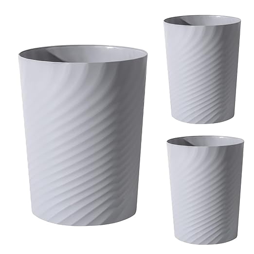 TDEPC Plastic Small Trash Can Wastebasket, Garbage Container Basket for ...