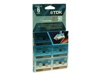 TDK D MC90 - Microcassette - 6 x 90min - Walmart Business Supplies