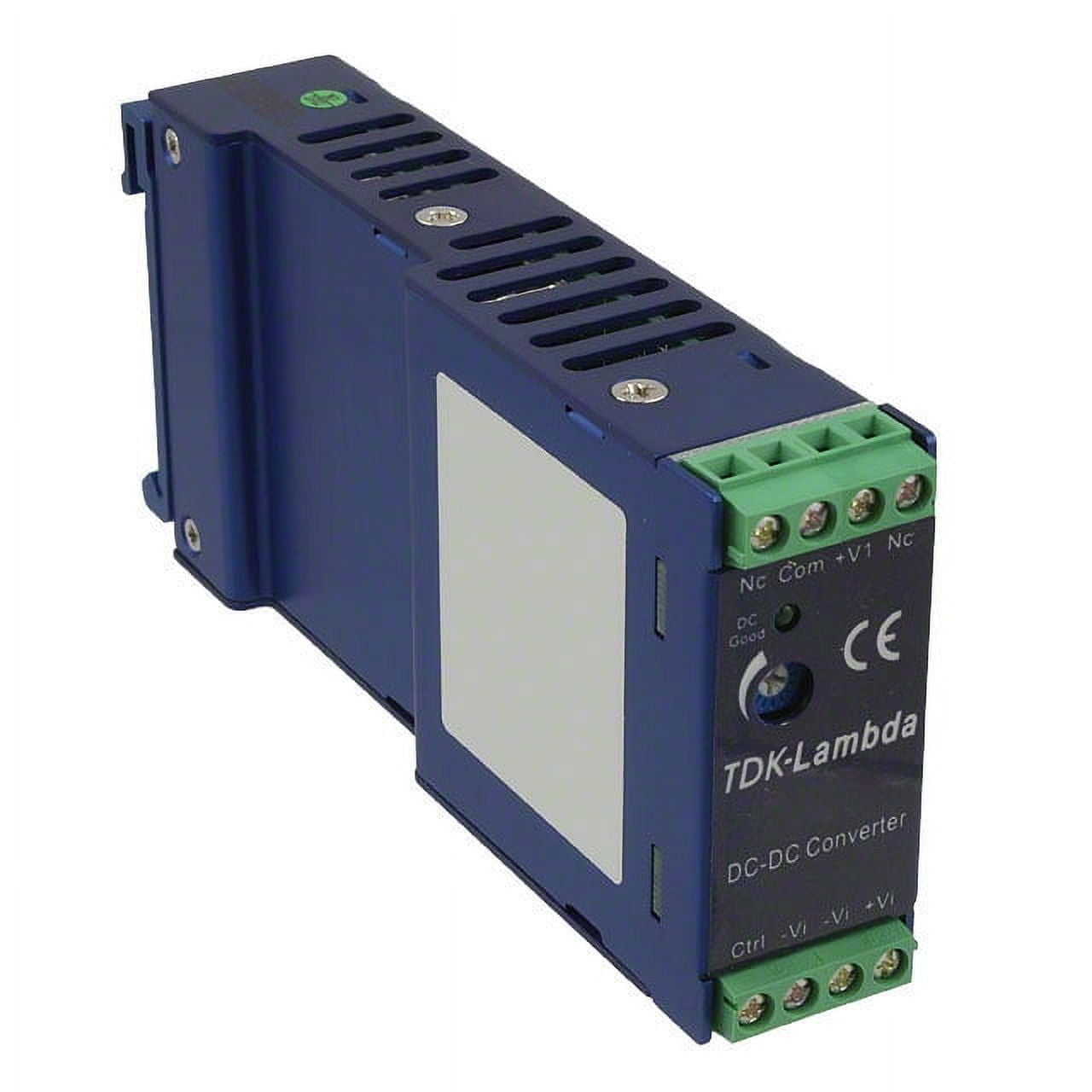 TDK-Lambda DPX60-24S05, DC-DC Converter,5V,12A,18-36V In,Enclosed,DIN Rail,Industrial,DPX Series ...