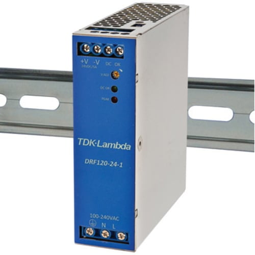 TDK-Lambda DRF120241/HL, DIN Rail Power Supplies AC-DC, DIN Rail, Input ...