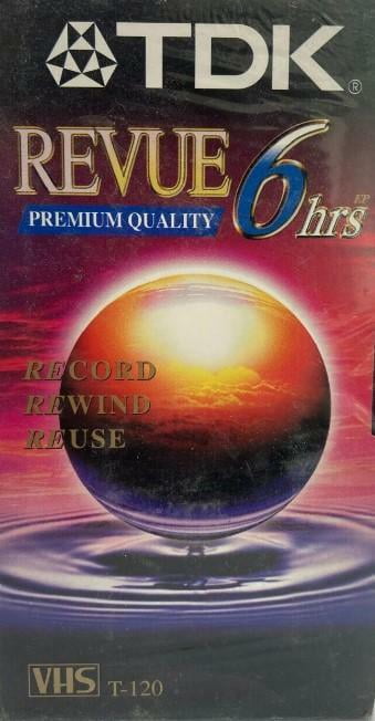 TDK Quality Revue VHS 6 Hrs T 120 - Walmart.com