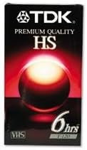 TDK T120HS-5PK - 5-Pack of High Standard VHS Video Tapes - Walmart.com