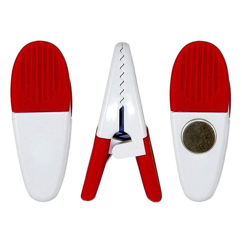 TDL Alligator Magnetic Metal Memo Clips - Red - Set of 3 - Walmart.com