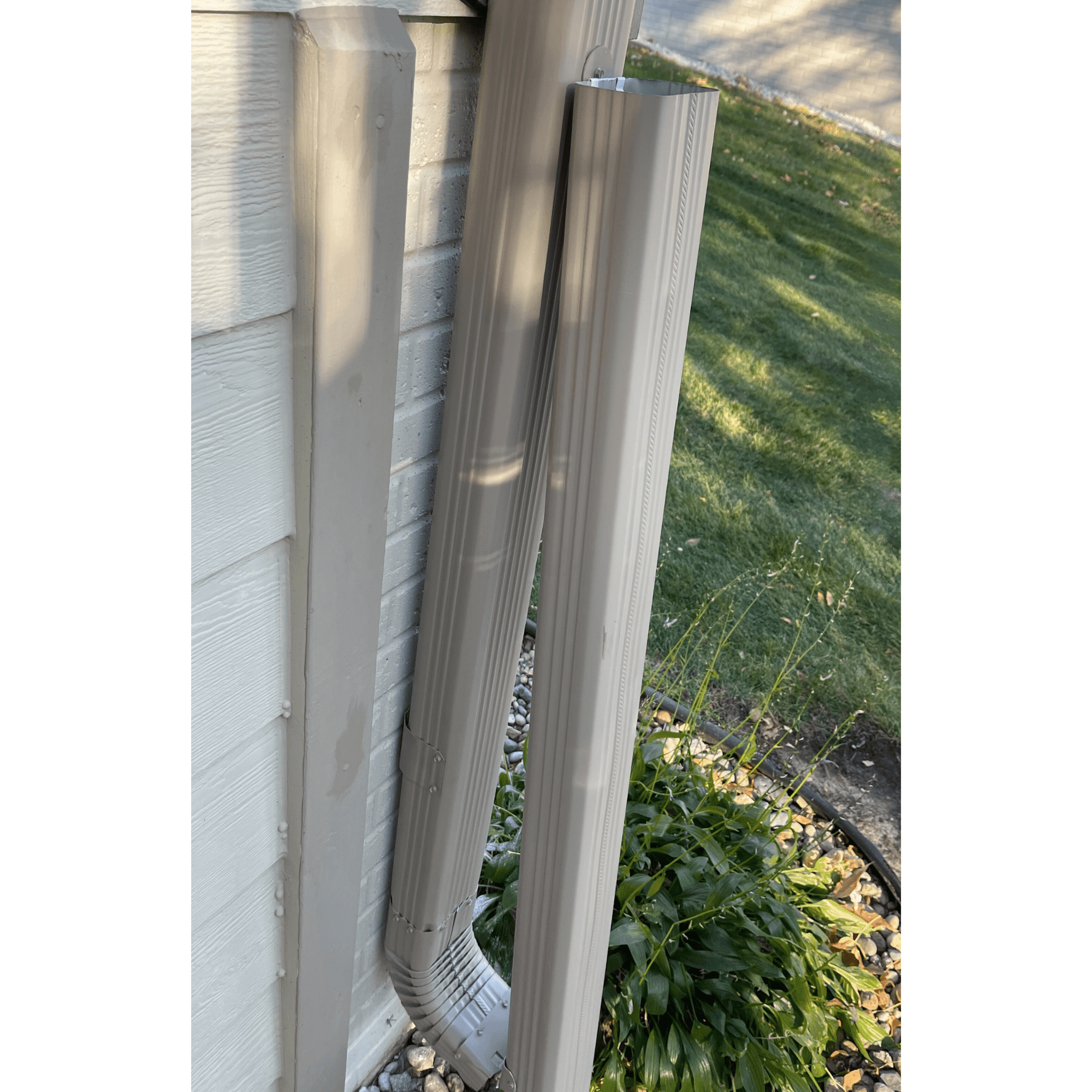 TDL Gutter Systems Brown 2x3" 'B' Steel Downspout Flip Up Hinge with ...