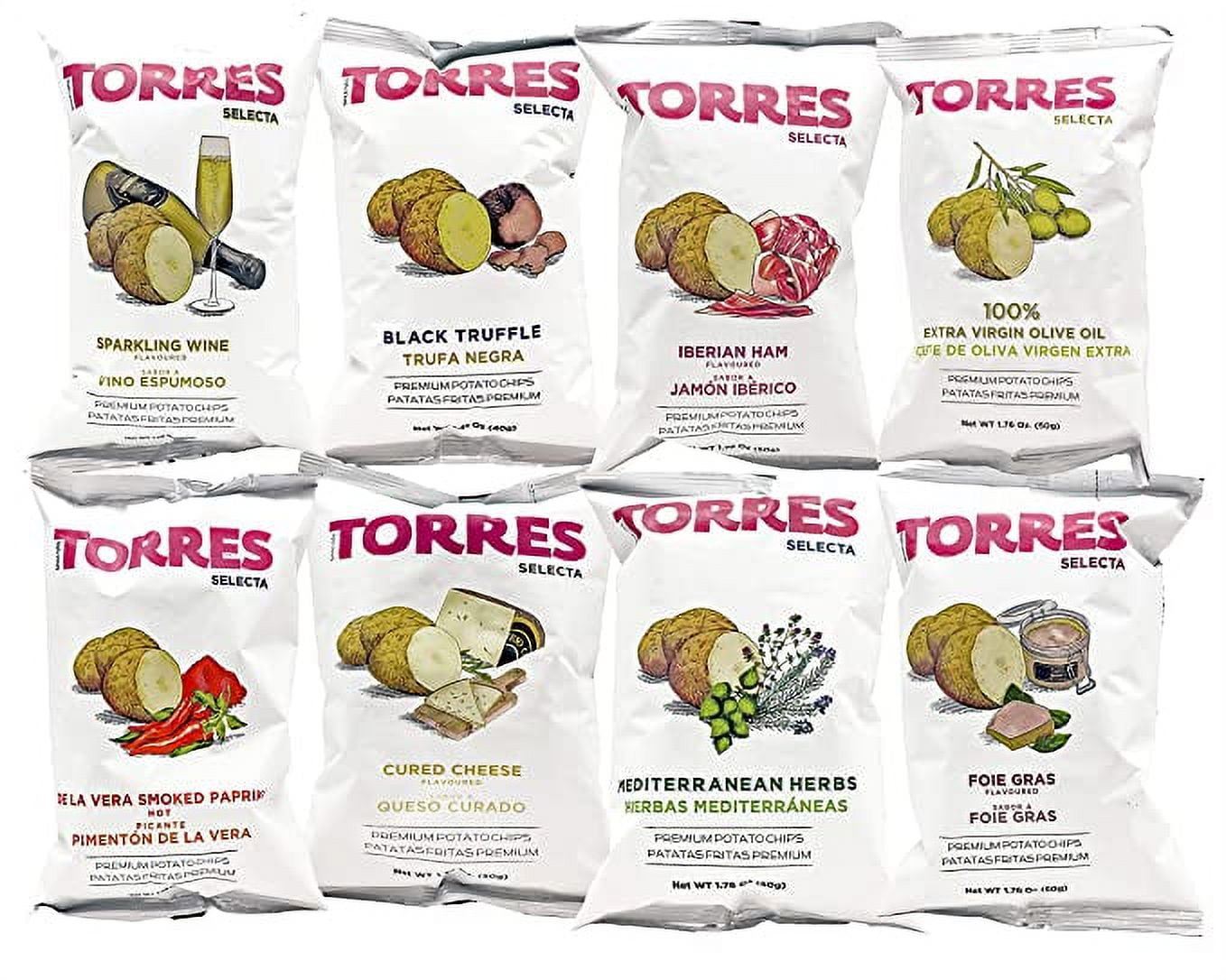 TDP Specialties Torres Snack Food: Imported Spanish Potato Chips, 8 ...