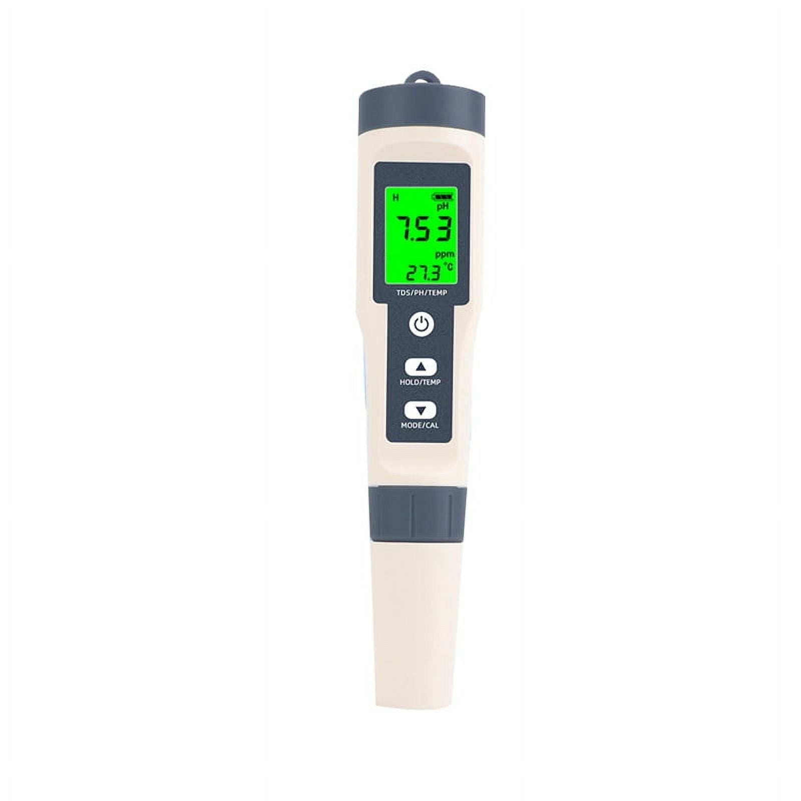 TDS/PH/Temperature PH Meter for Water, 0-14 PH Digital PH Meter, 0.01 High Prec y4557 - Walmart.com