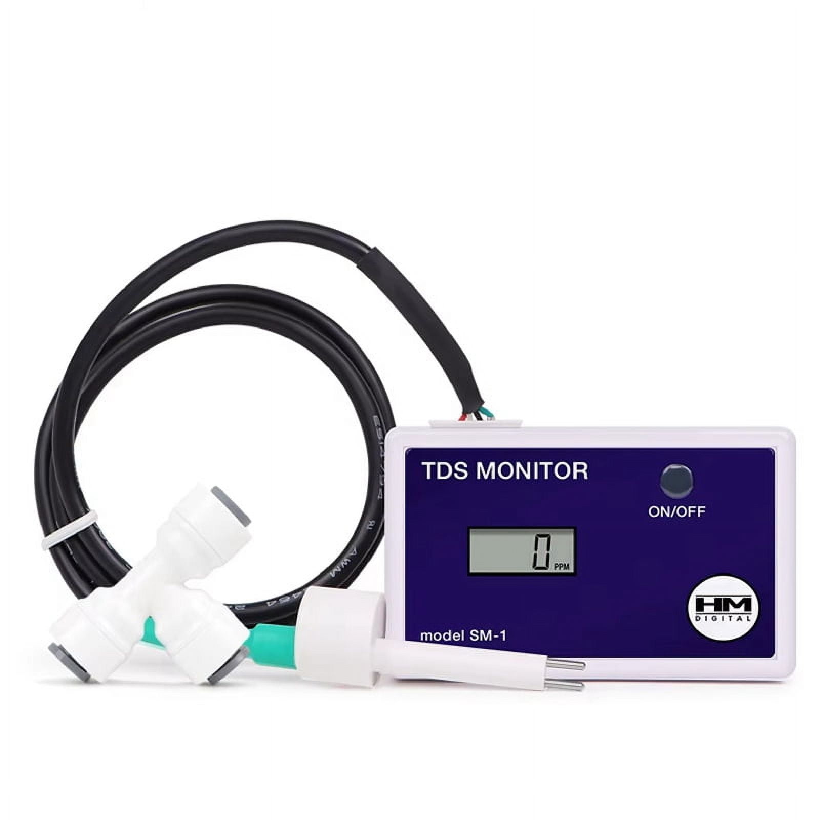 TDS Tester LCD Online Water Quality Meter 0-9990PPM Detection Monitor ...