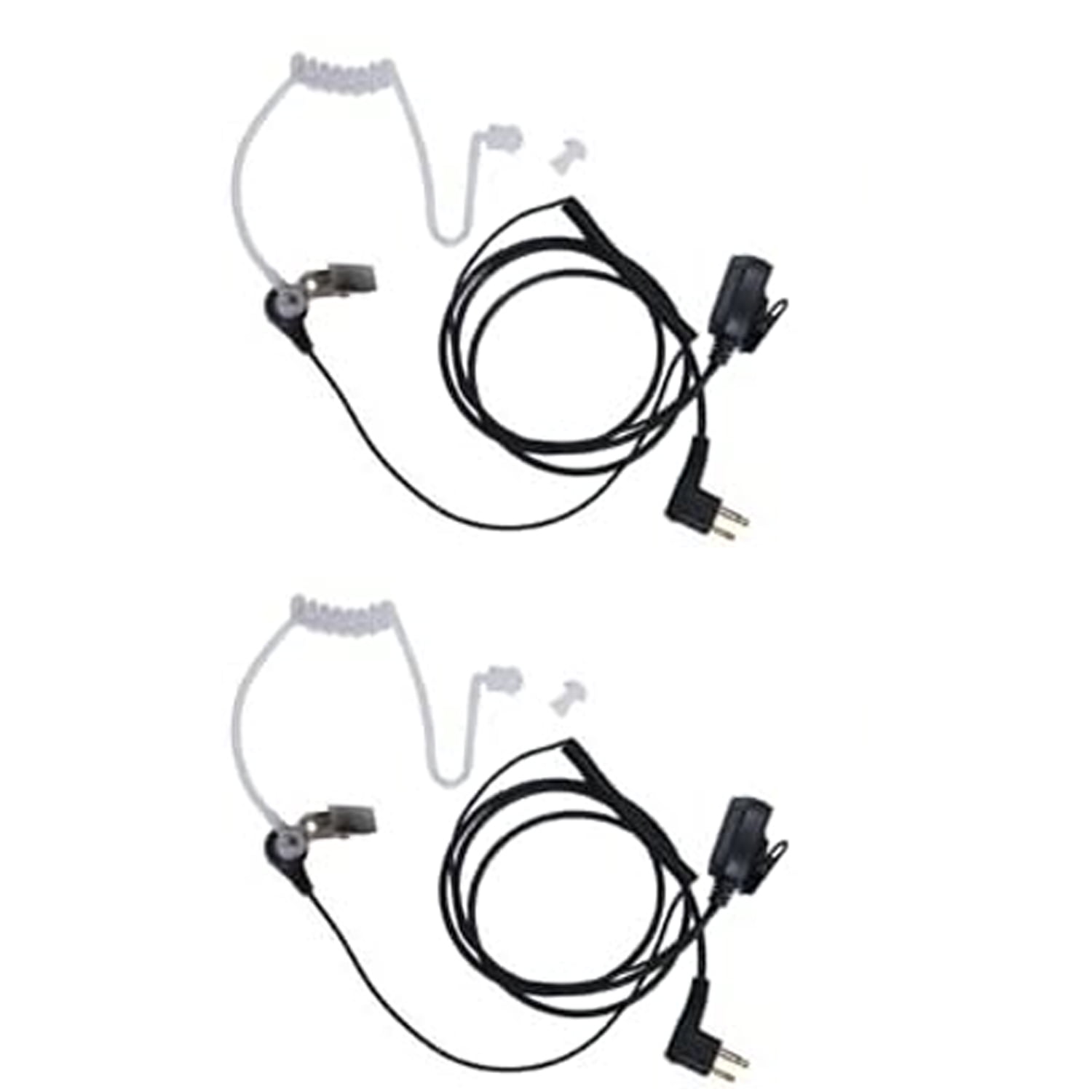 TDYUSG Acoustic Tube Earpiece Walkie Talkie Headset With Mic Ptt for ...