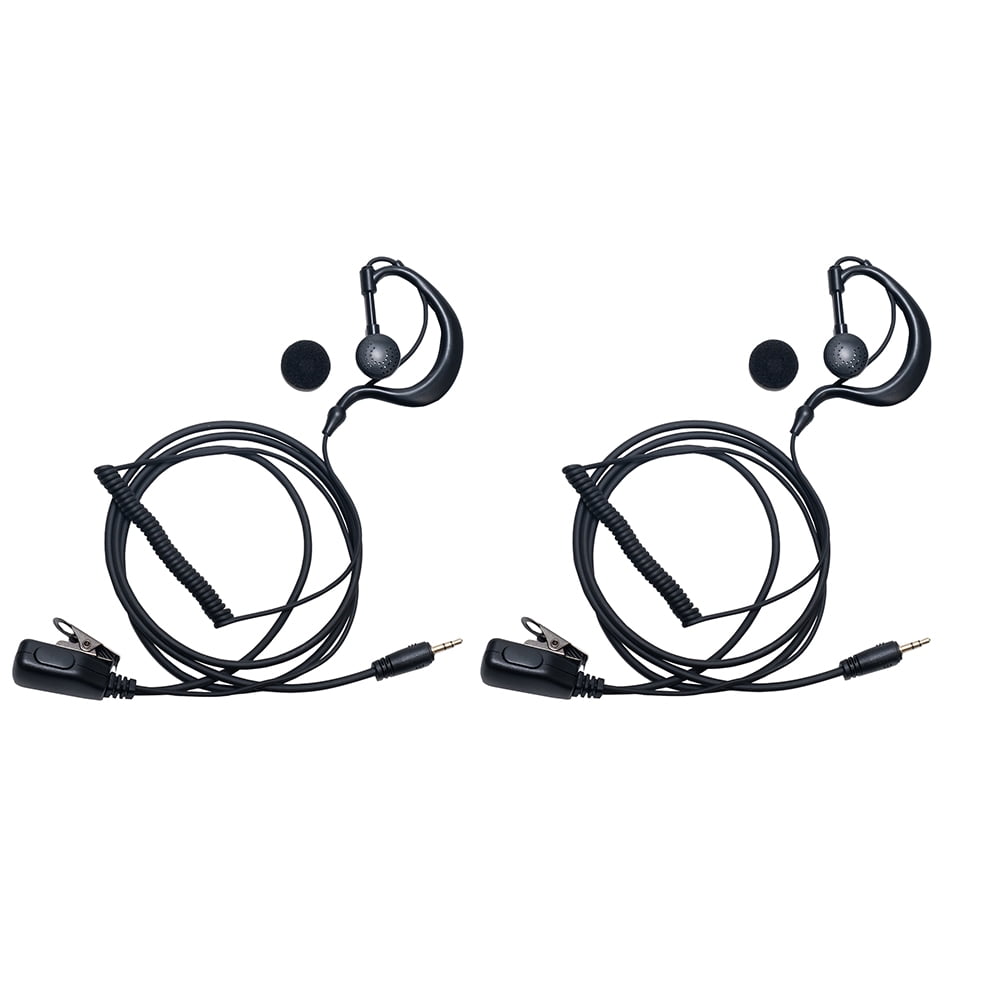 Cobra Earpiece with Mic PTT, G Shape Headset, 1 Pin, Compatible with ...