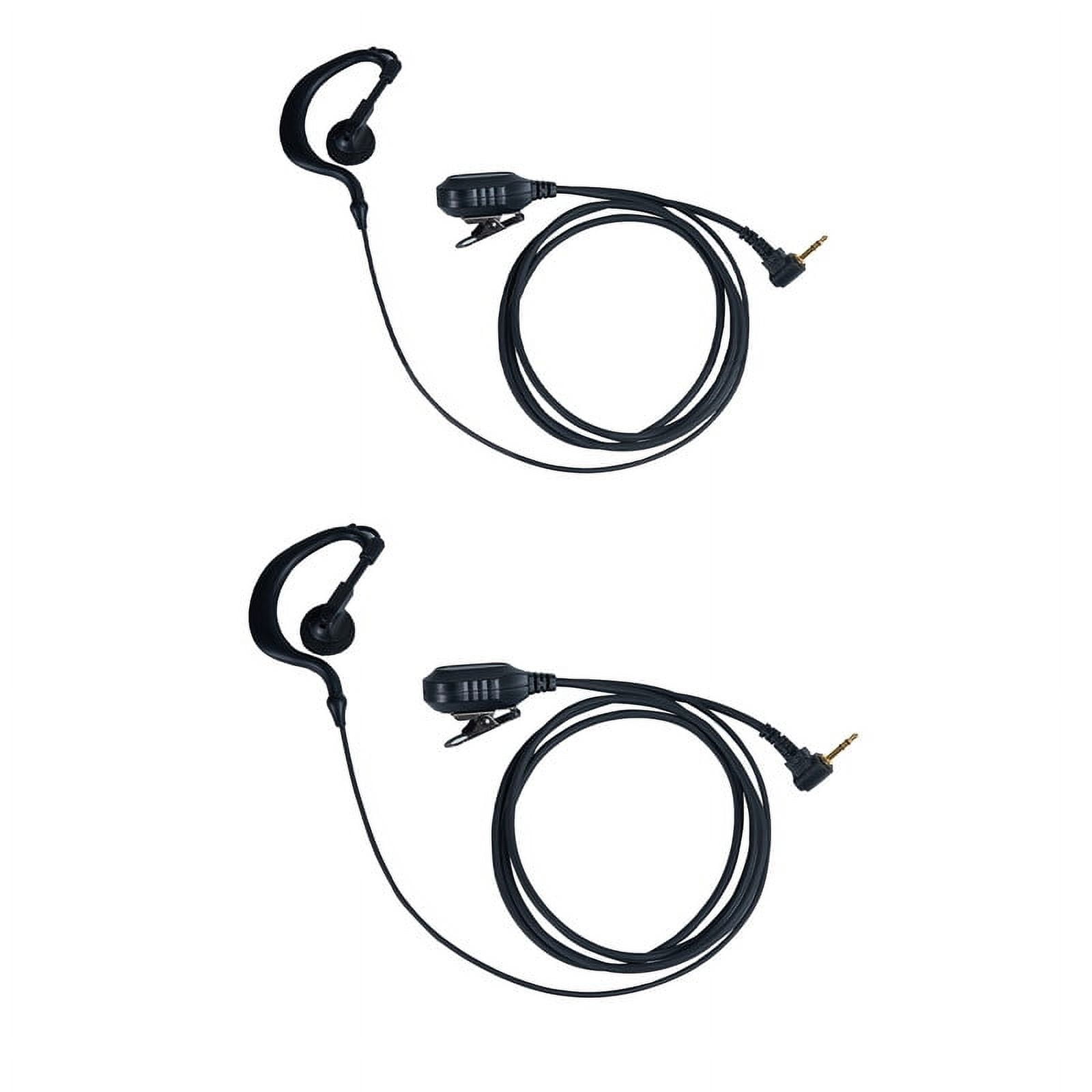 TDYUSG G Shape Earpiece with PTT Mic Compatible with motorola Talkabout ...