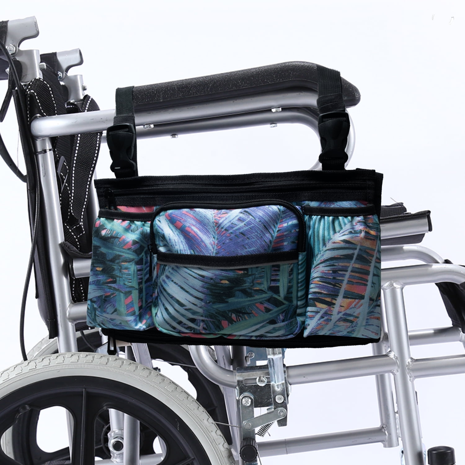 TDYUSG Wheelchair Accessories Bags Wheelchair Backpack With Cup Holder ...