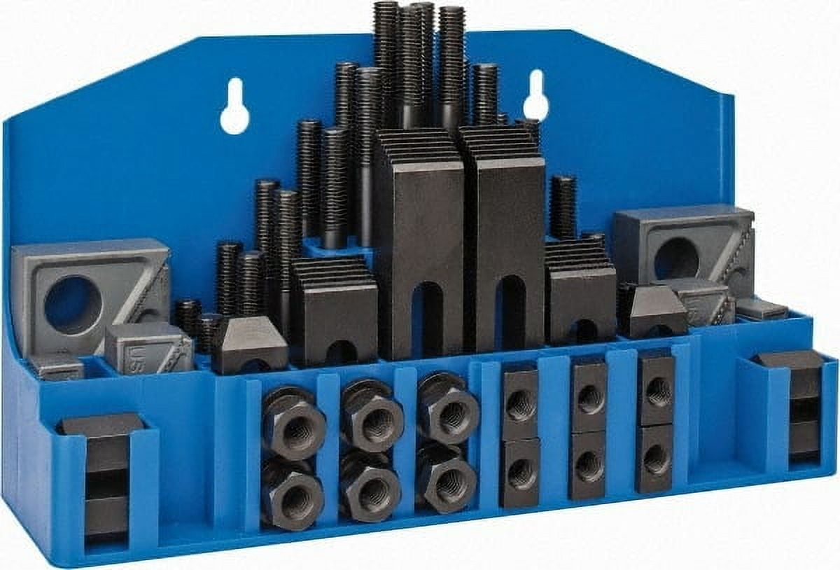 TE-CO 20402PL 52 Piece Fixturing Step Block & Clamp Set with 1" Step ...