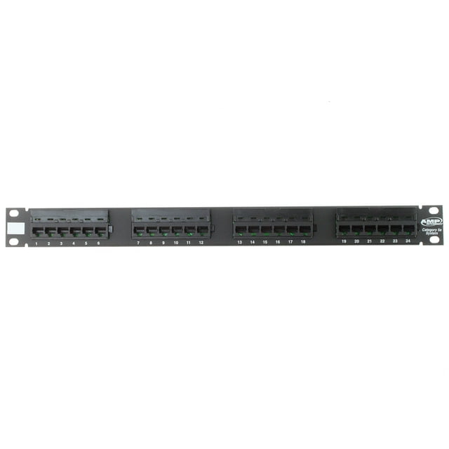 TE Connectivity AMP 406330-1 Netconnect Cat5E 110 24-Port Universal ...