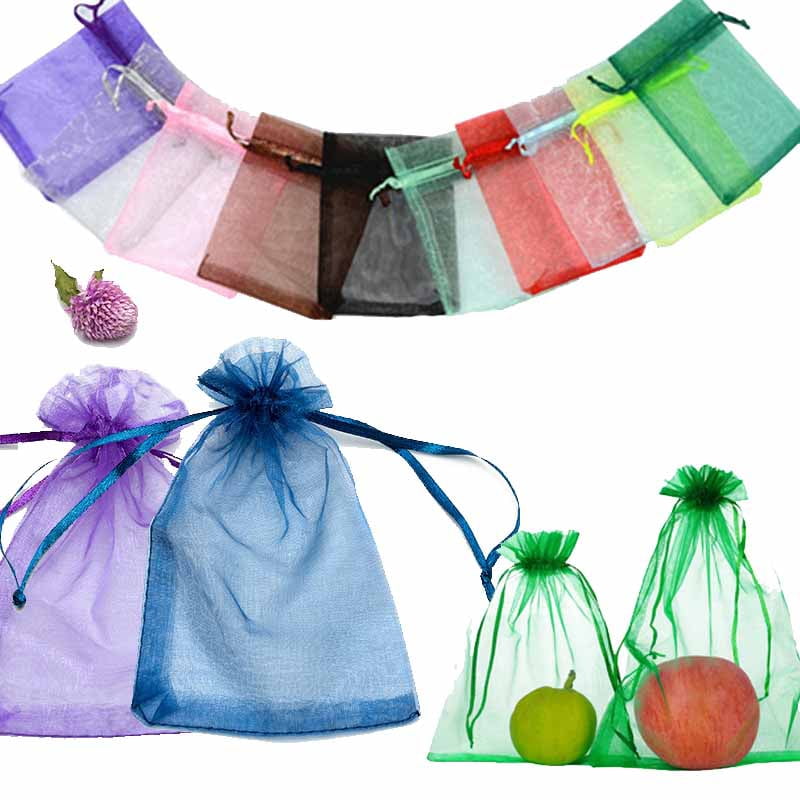 30pcs Strawberry Grapes Fruit Grow Bags Netting Mesh Vegetable Plant ...