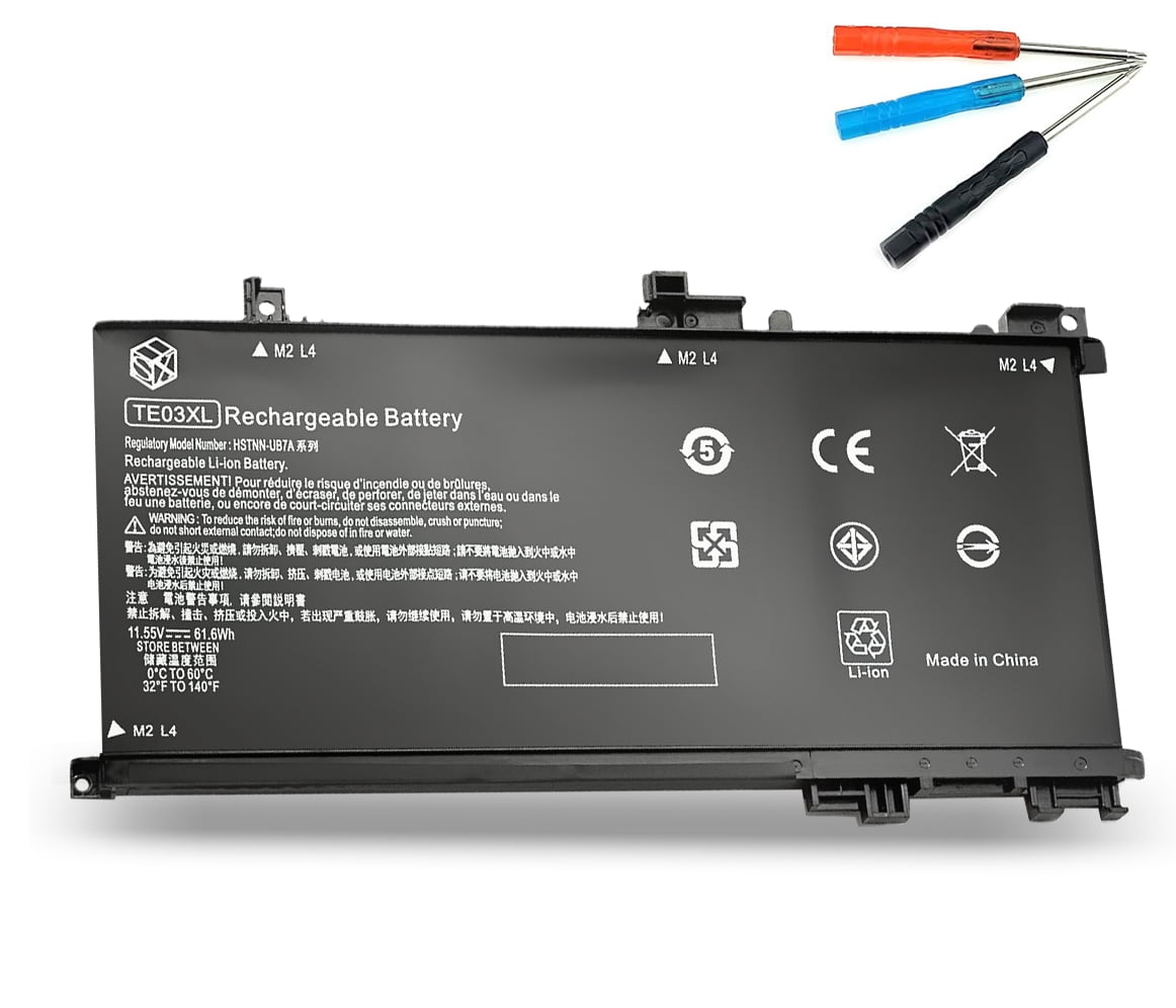 TE03XL 11.55V 61.6Wh Battery for HP PAVILION 15-BC000 OMEN 15-AX000 ...