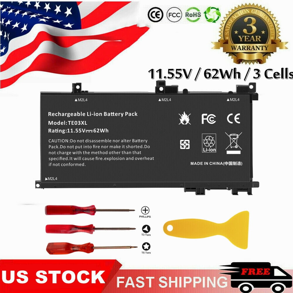 TE03XL Battery for HP OMEN 15 15-AX000 15-BC000 849910-850 HSTNN-UB7A ...